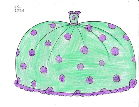 Green Poofy Dress With Purple Spots By Toonguy971st On Deviantart
