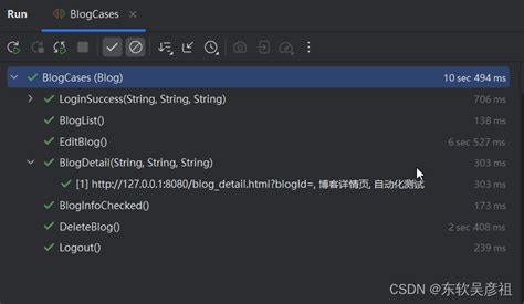 个人博客系统测试报告个人博客测试报告 Csdn博客