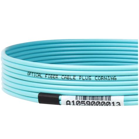 Duplex Fiber Optic Patch Cable Om3 Multimode Lc To Lc Connectors