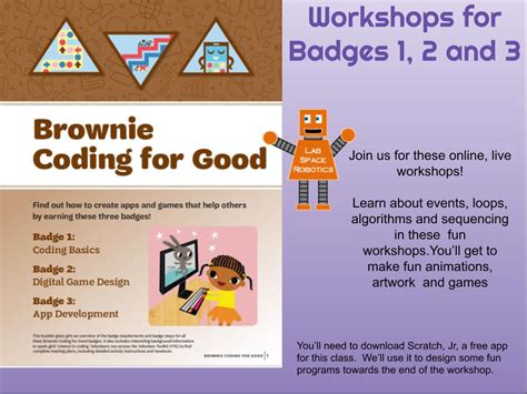 Brownie Coding For Good In Person Labspace Robotics