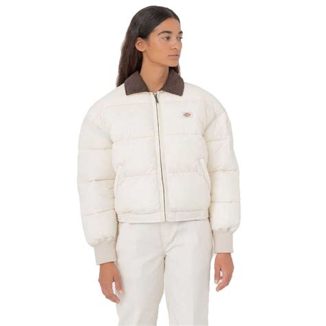 Dickies Overbrook Eisenhower Puffer Jacket Beige Dressinn