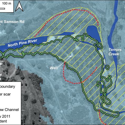 Site Layout With Geomorphology Based On 2009 Aerial Photography Download Scientific Diagram