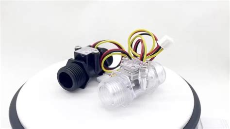 DN Transparent Water Flow Sensor MPa Hall Sensor Turbine Flowmeter DC V Used To
