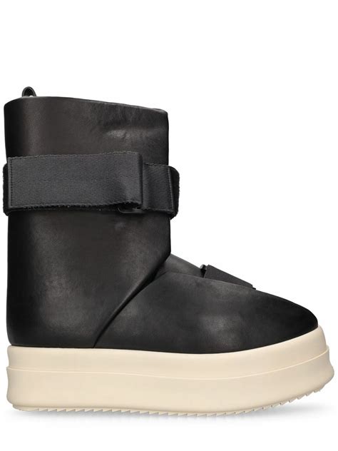 Rick Owens Padded Leather Low Sneakers Rick Owens