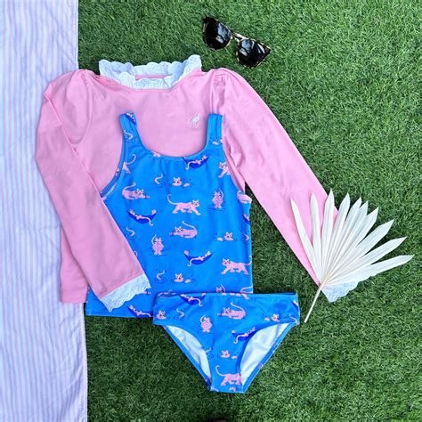Winnies Wave Spotter Swim Shirt Hamptons Hot Pink With Worth Avenue