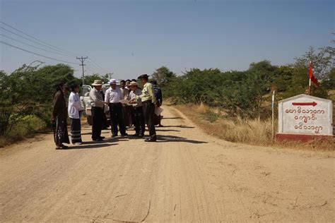 မန္တလေးတိုင်းဒေသကြီးအစိုးရအဖွဲ့ လမ်းပန်းဆက်သွယ်ရေးဝန်ကြီး ဦးအောင်ဇော်ဦး မိတ္ထီလာမြို့ရှောင်လမ