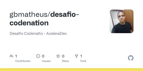 GitHub Gbmatheus Desafio Codenation Desafio Codenatio AceleraDev