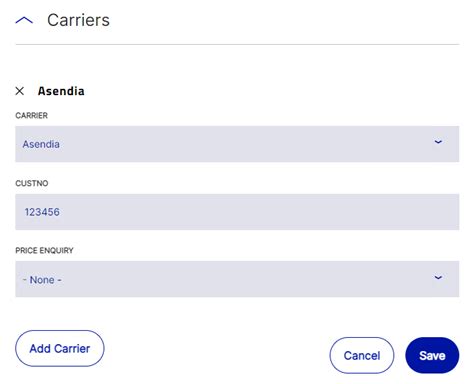 Adding Senders And Receivers Nshift