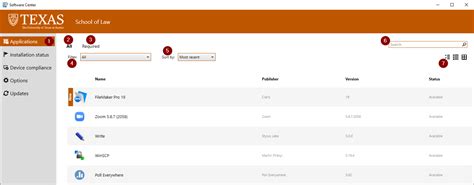 Software Applications List Software Applications List