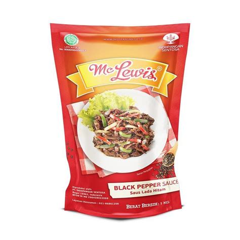 Jual Mc Lewis Black Pepper Sauce Kg Saus Lada Hitam Indonesia Shopee Indonesia