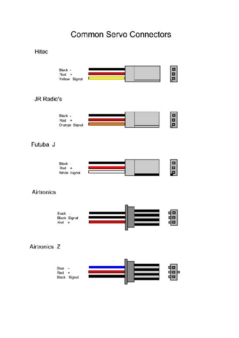 Connecting Multiple Servos To Single Battery Pack General Electronics