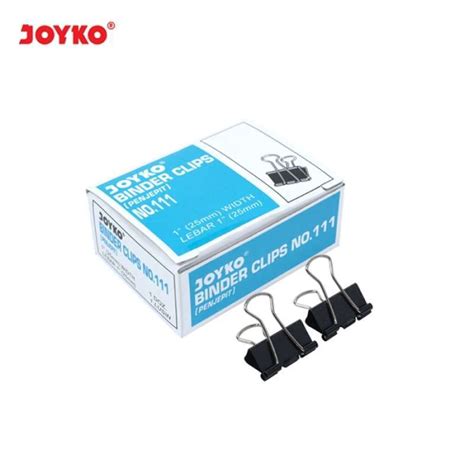 Jual Nokida Penjepit Kertas Joyko No Binder Clip Klip BOX PCS Jepit Kertas