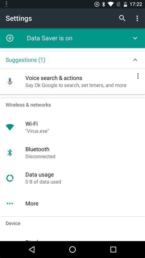 Android N Feature Spotlight Settings Will Now Suggest Items For You