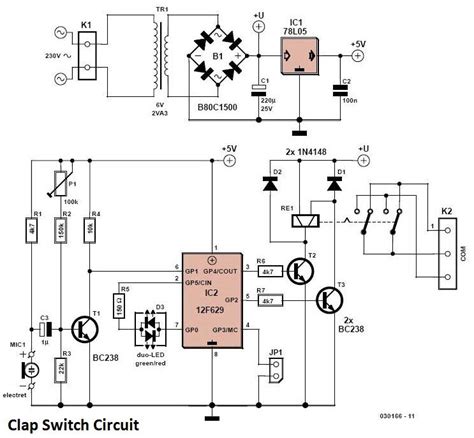 Clap Switch Circuit