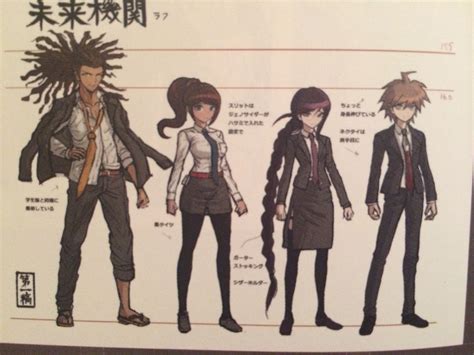 Danganronpa Thh Height Chart Here Are Height Charts I Made Some Time