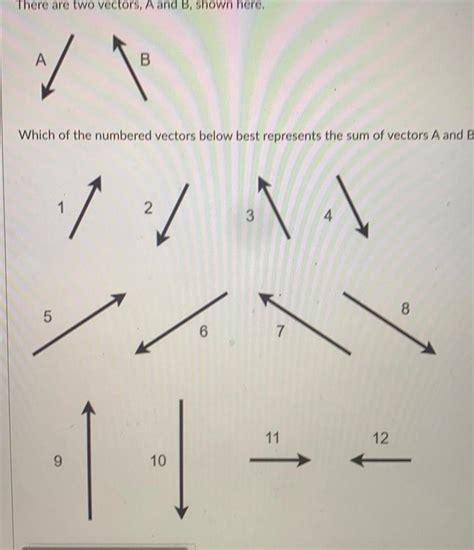 [answered] There Are Two Vectors A And B Shown Here A 10 B Which Of The