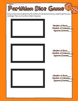 Partition Rectangle By Mrs Balducci TPT