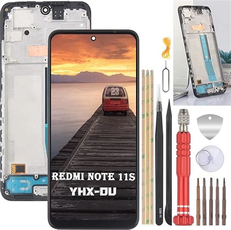 YHX OU Schwarz Rahmen Display Für Xiaomi Redmi Note S SG SI SY