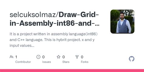 GitHub Selcuksolmaz Draw Grid In Assembly Int And C It Is A Project Written In Assembly