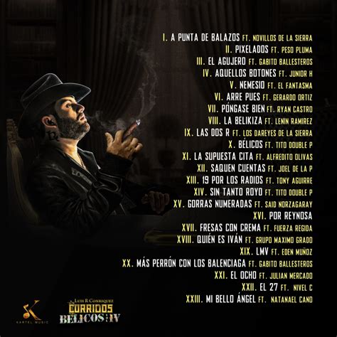 Luis R Conriquez Revela Muy Esperado Tracklist De”corridos Belicos Vol
