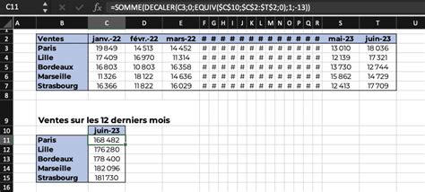 Fonction DECALER Excel Tutoriel Et Exemples 2024