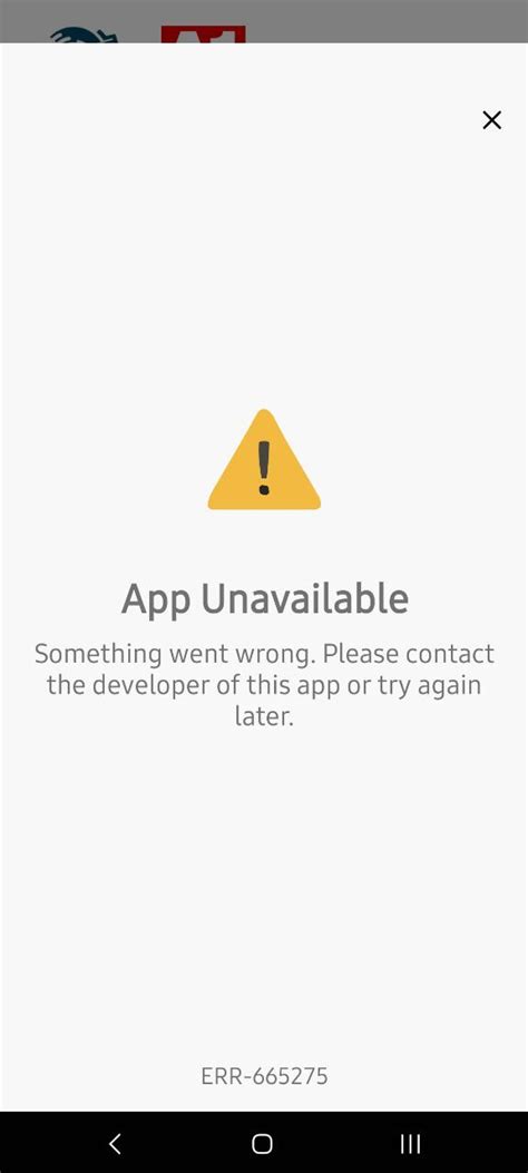 There Is A Problem With The Webbrowser Application App Unavailable