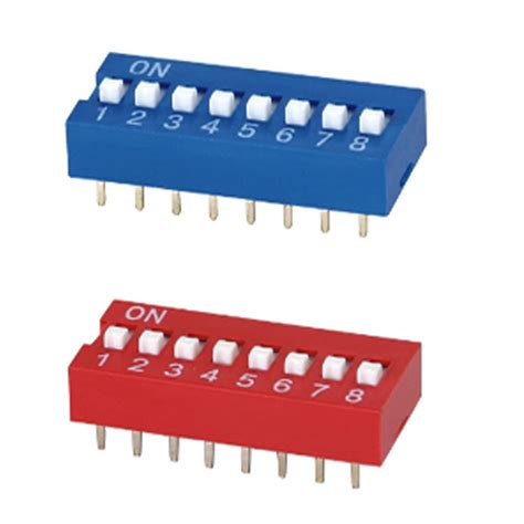 PCB Terminal 8 Position 2 5mm Pitch Dual DIP Switch DIP Switch And Piano Switch