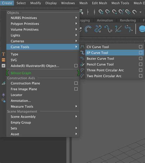 カーブを回転させてモデリングする【maya】 ナツヲカケル−兼業クリエイター雑記−