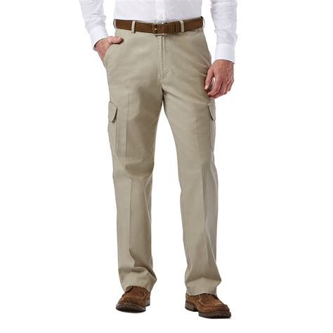 Stretch Comfort Cargo Pant Classic Fit Flat Front