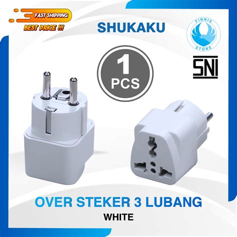 Jual Over Steker Shukaku 3 Lubang Steker Colokan 3 Lubang Sambungan