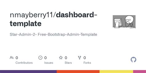 GitHub Nmayberry Dashboard Template Star Admin Free Bootstrap Admin Template