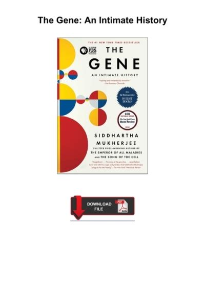 Pdf⚡️read ️online The Gene An Intimate History