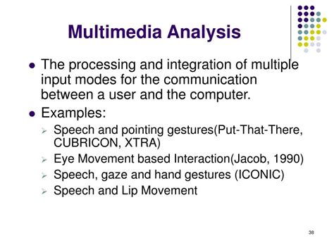 Ppt Multimodal Input Analysis Powerpoint Presentation Free Download