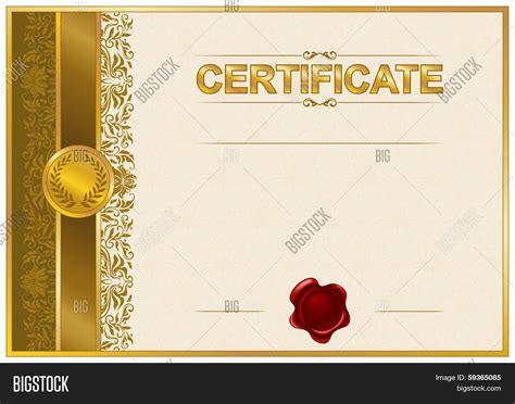 Elegant Certificate Borders Vector