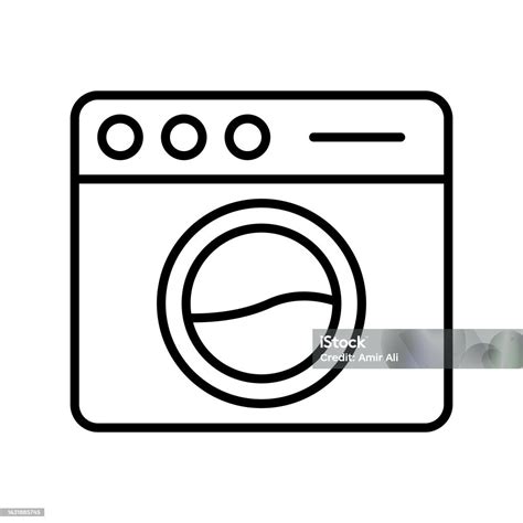세탁기 아이콘 기계류에 대한 스톡 벡터 아트 및 기타 이미지 기계류 벡터 빨래 Istock