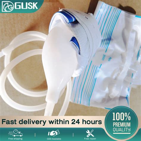 Gusk Wearable Urinal Urine Collector Silicone Adults Man Woman Elderly
