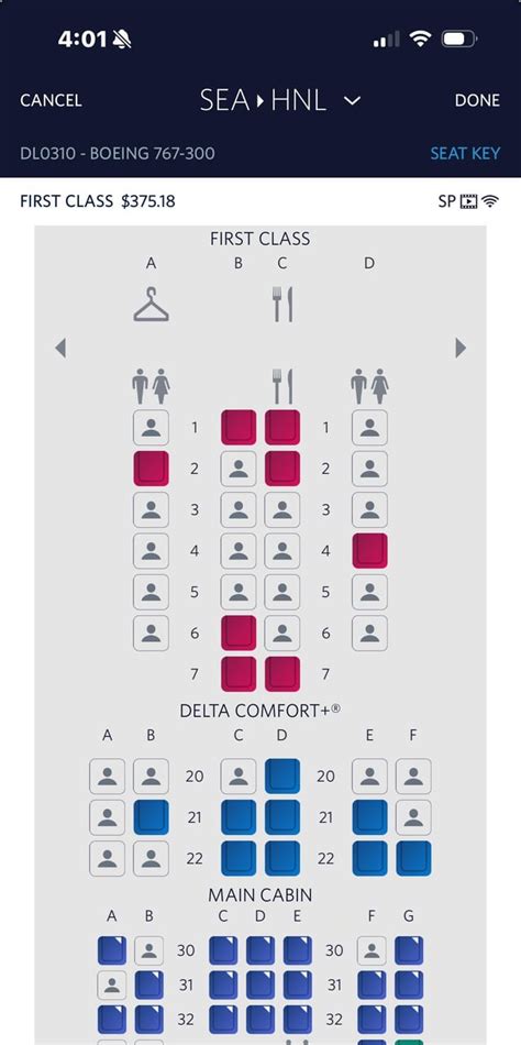 Lay Flat First Class Rdelta