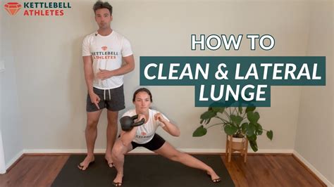 Single Arm Kettlebell Clean To Lateral Lunge Kettlebell Athletes