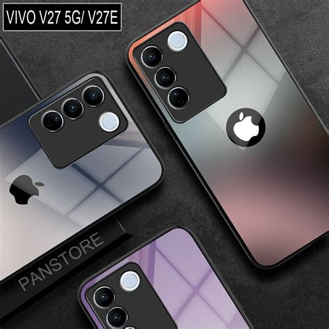 Jual Softcase Glossy Glass Vivo V27E V27 5G Terbaru SK 13 Casing