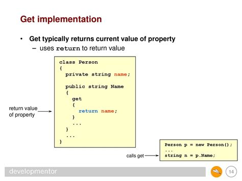 Properties 7 Properties Programming C © 2003 Developmentor Inc