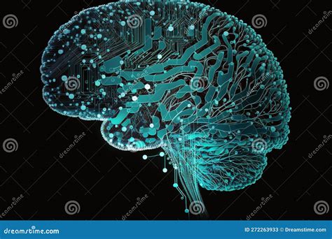 Brain Implanted With Artificial Inteligence Microchips Ai Brain Human Brain Implanted With Ai