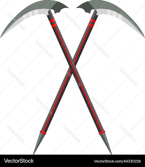 Scythe Weapon On A White Background Royalty Free Vector