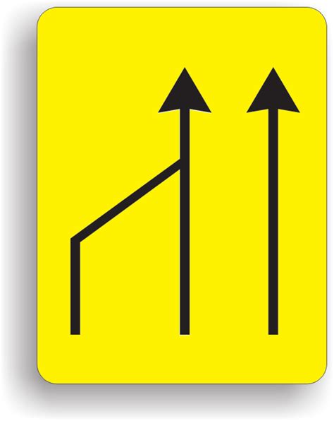 SoferOnline Indicator semn de circulație Ingustare temporara 2023