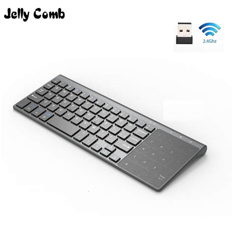 Jelly Comb 2 4g Wireless Keyboard With Number Touc Grandado