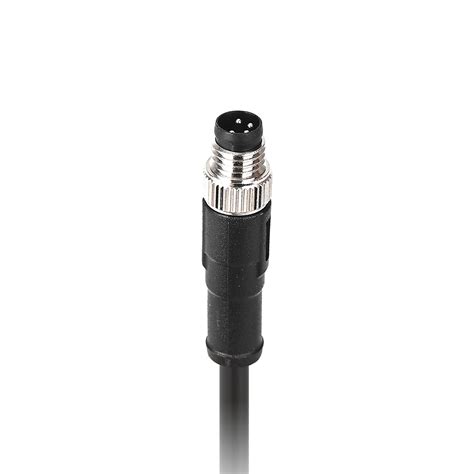 M8 3 4 5 6 8pin Male Molded Waterproof Extension Cable Connector Fremi