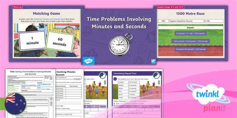 Level 3 Time Calculating Elapsed Time Lesson 2 Twinkl