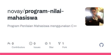 GitHub Novay Program Nilai Mahasiswa Program Penilaian Mahasiswa Menggunakan C