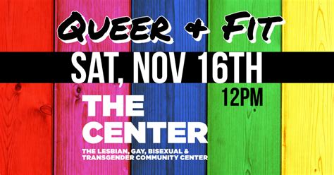 Queer And Fit 20 Community Workout At The Center Out Fit Proud