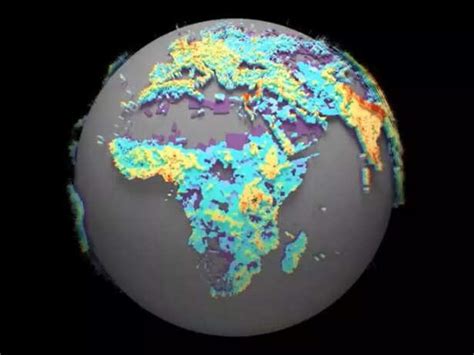 Video Of 3d Graphic Showing Earths Human Population Density Goes Viral