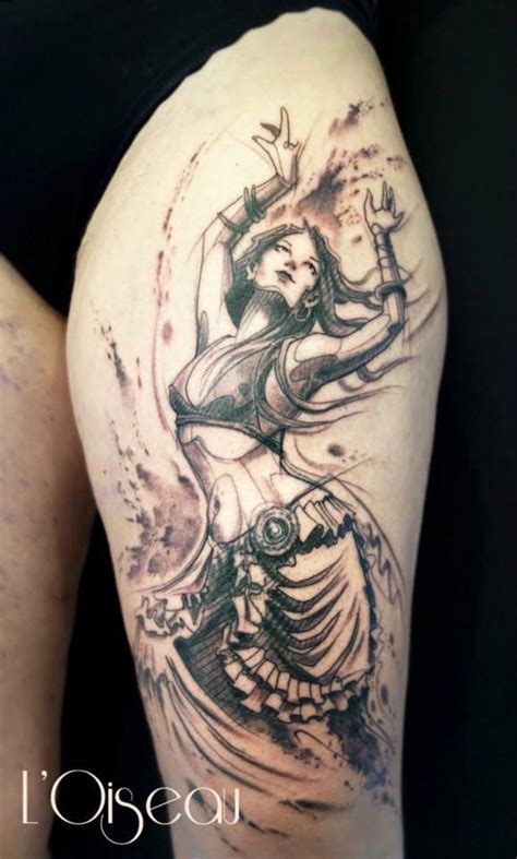 Pin By David Frances On Tattoo Dancer Tattoo Sketch Style Tattoos
